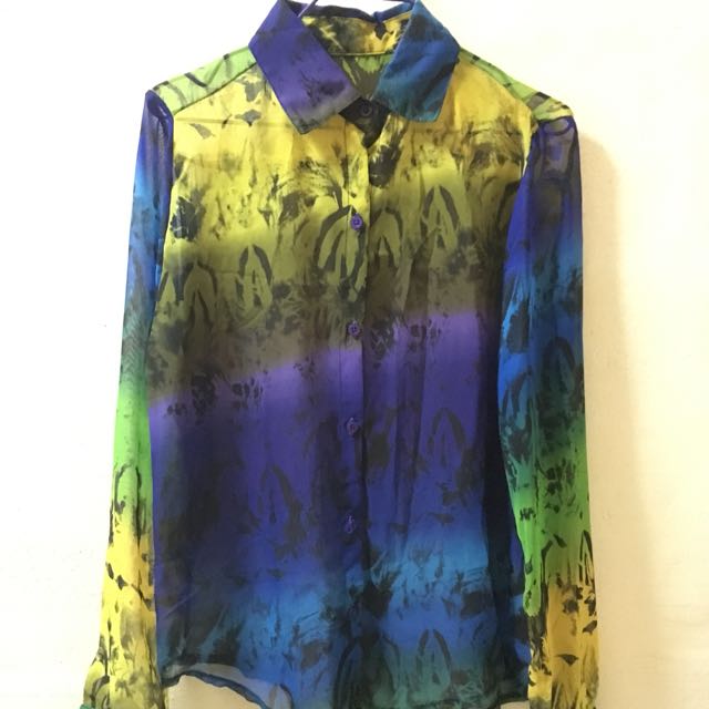Colourful Top, Women's Fashion, Tops, Blouses on Carousell