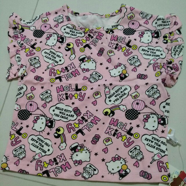Hello Kitty Top, Babies & Kids, Babies & Kids Fashion on Carousell
