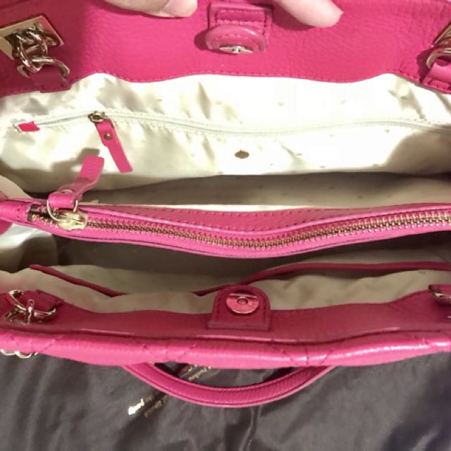 Kate Spade Mary Anne quilted leather Shoulder Bag in Fuschia, Women's ...