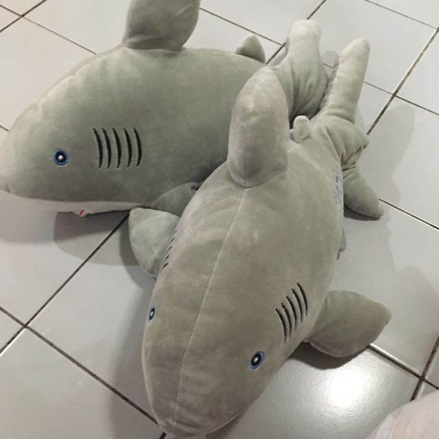 Shark soft toy, Hobbies & Toys, Toys & Games on Carousell