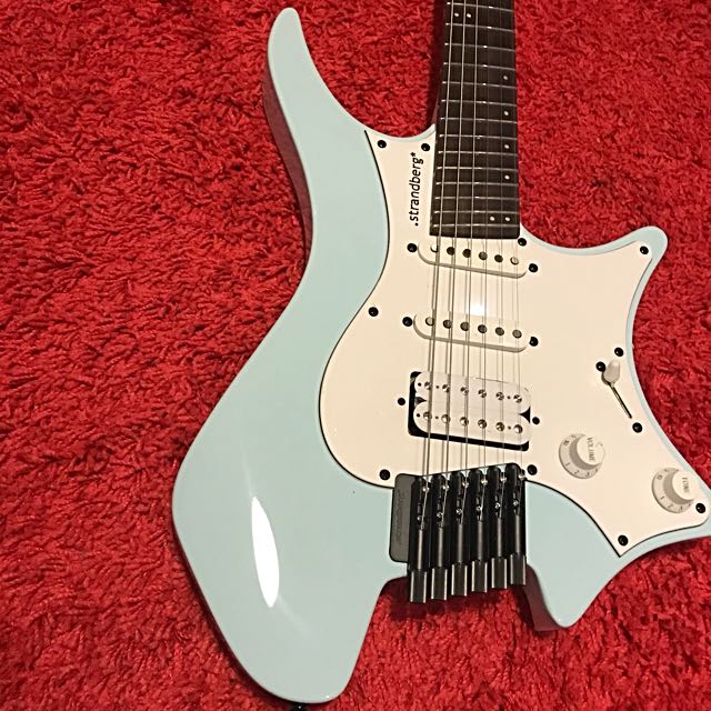 Strandberg Classic 6 sonic Blue, Hobbies & Toys, Music & Media, Musical ...