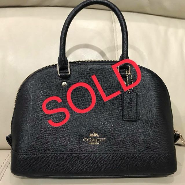 Coach Mini Sierra (Black), Women's Fashion, Bags & Wallets, Cross-body ...