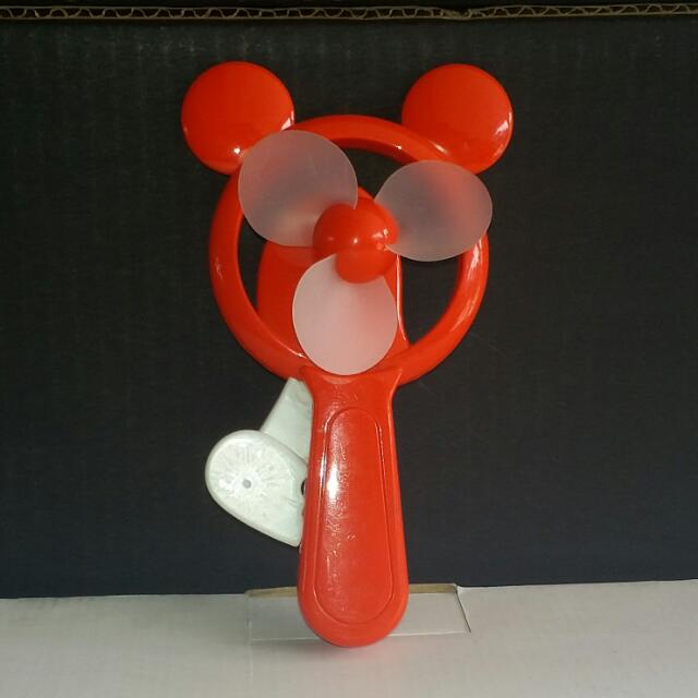 Disney Mickey Hand Crank Portable Mini Fan, Babies & Kids, Bathing ...