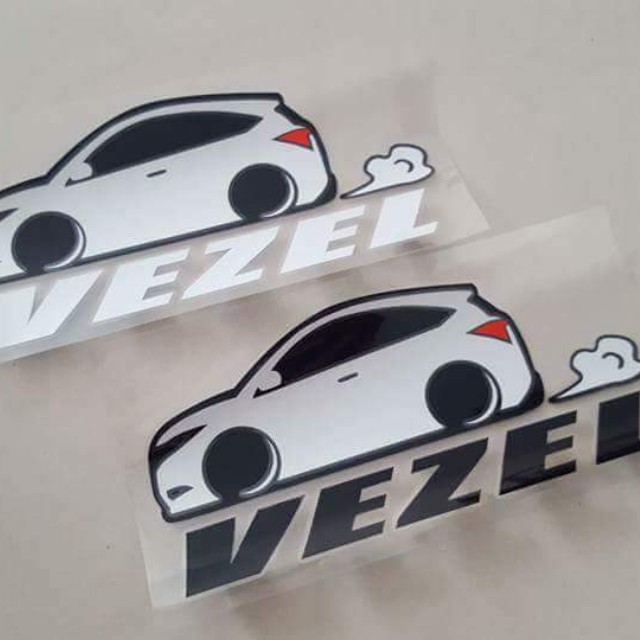 Honda Vezel Reflective Sticker, Car Accessories on Carousell