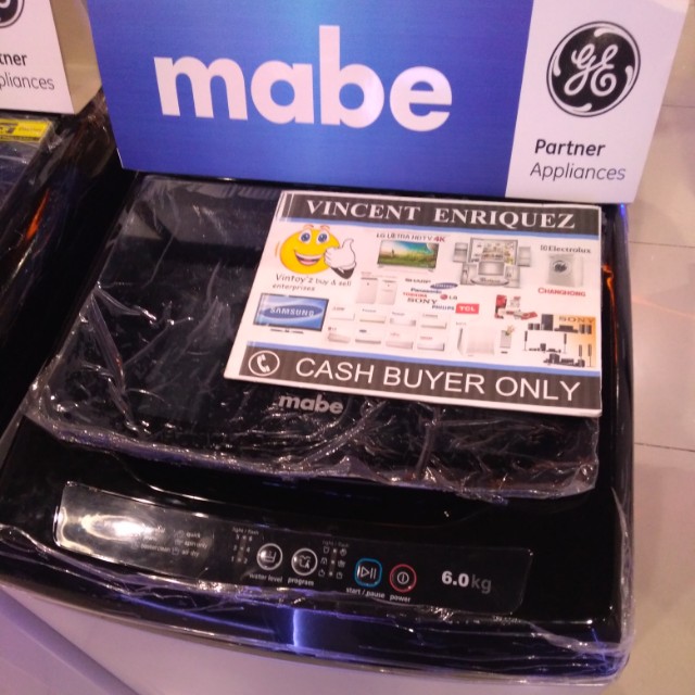 Mabe fully auto top load washing machine 7kg model: wma074xesxo, TV ...