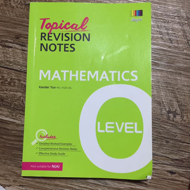 MATH GUIDEBOOK O LEVEL, Hobbies & Toys, Books & Magazines, Textbooks on ...