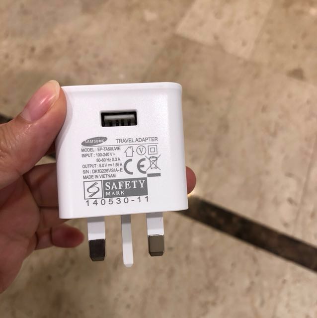 Original Samsung Power Plug Adaptor, Mobile Phones & Gadgets, Mobile ...