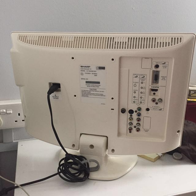 SHARP Aquos 19inch LCD TV - White, TV & Home Appliances, TV ...