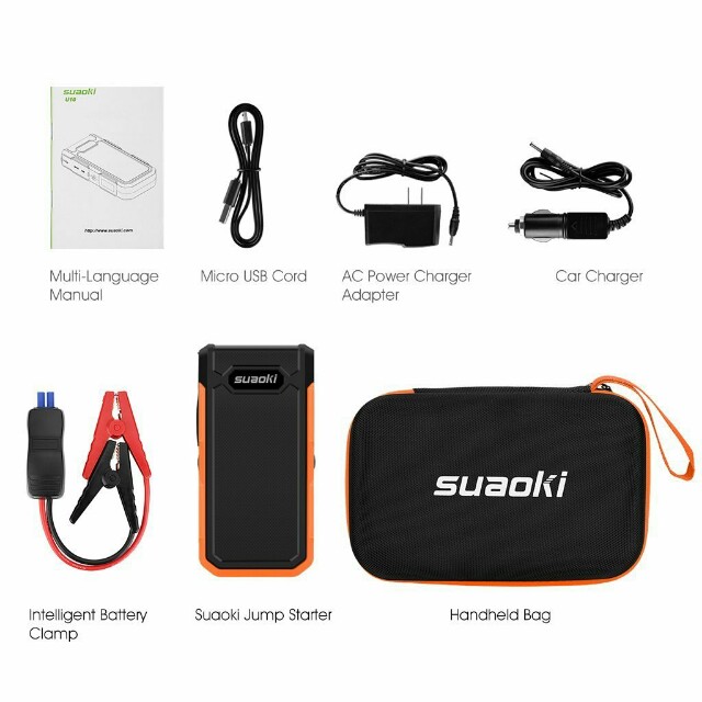 Suaoki U10 800A Peak 20000mAh Car Jump Starter, Brand New in box and ...
