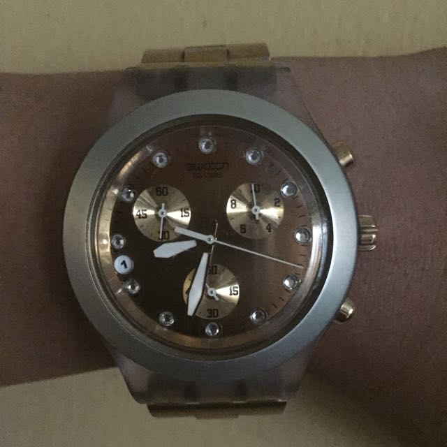 Swatch Watch (Irony Diaphane), Women's Fashion, Watches & Accessories, Watches on Carousell
