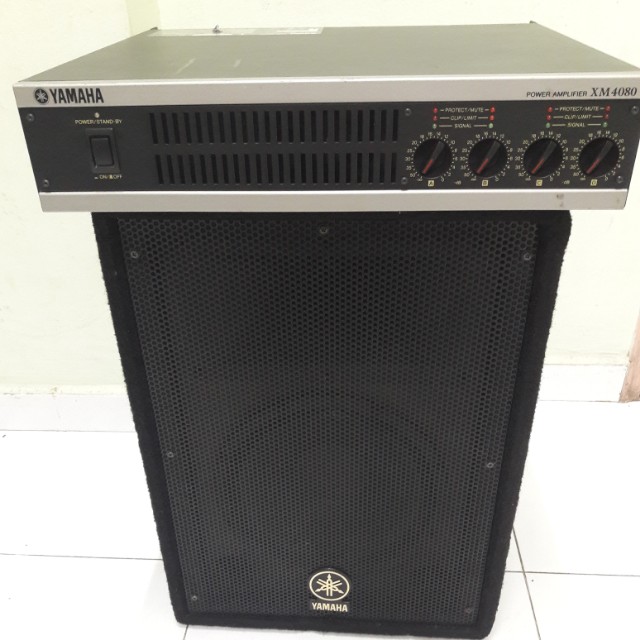 Yamaha Power Amplifier and Speakers, Hobbies & Toys, Music & Media ...