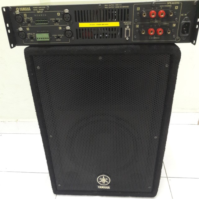 Yamaha Power Amplifier and Speakers, Hobbies & Toys, Music & Media ...