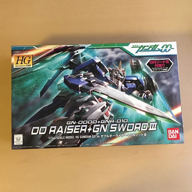 00 Raiser + GN Sword III HG 1/144 Gundam 00, Hobbies & Toys, Toys ...