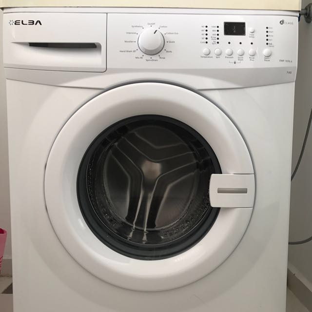 Elba Washer EWF 1076A Used in Excellent Condition, TV & Home Appliances ...