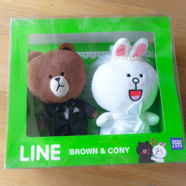 Line Bear Wedding Theme Collection Set, Hobbies & Toys, Toys & Games on ...