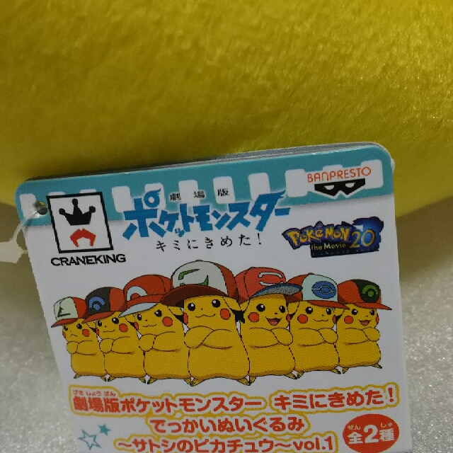 Pikachu with Ash's Cap Banpresto Plush, Hobbies & Toys, Toys & Games on ...