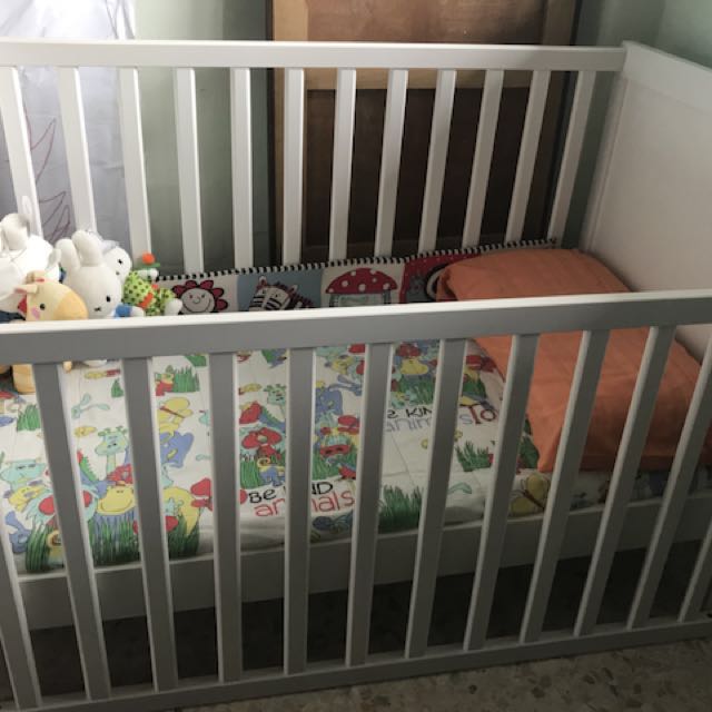 Pre-loved Ikea baby cot - frame only, Babies & Kids, Baby Nursery ...