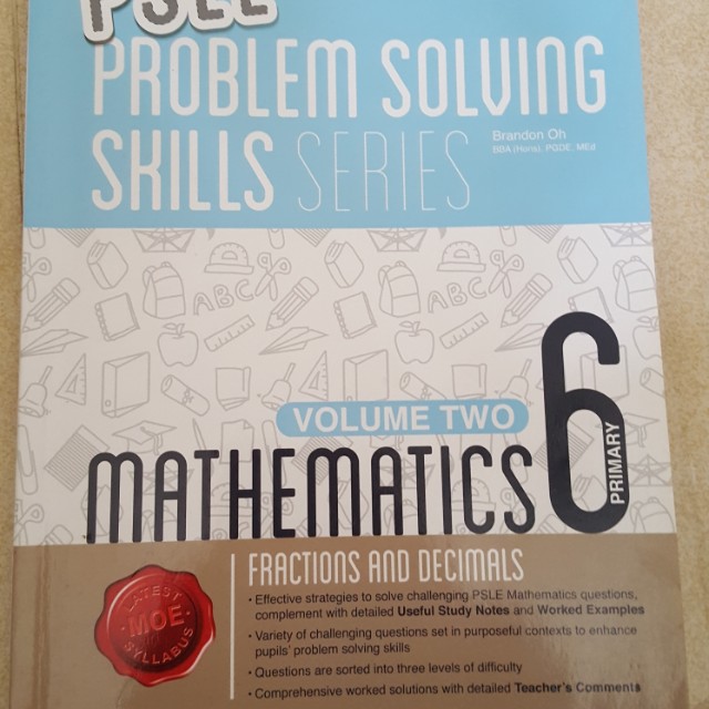 PSLE problem solving skills vol 2 mathematics p6, Hobbies & Toys, Books ...