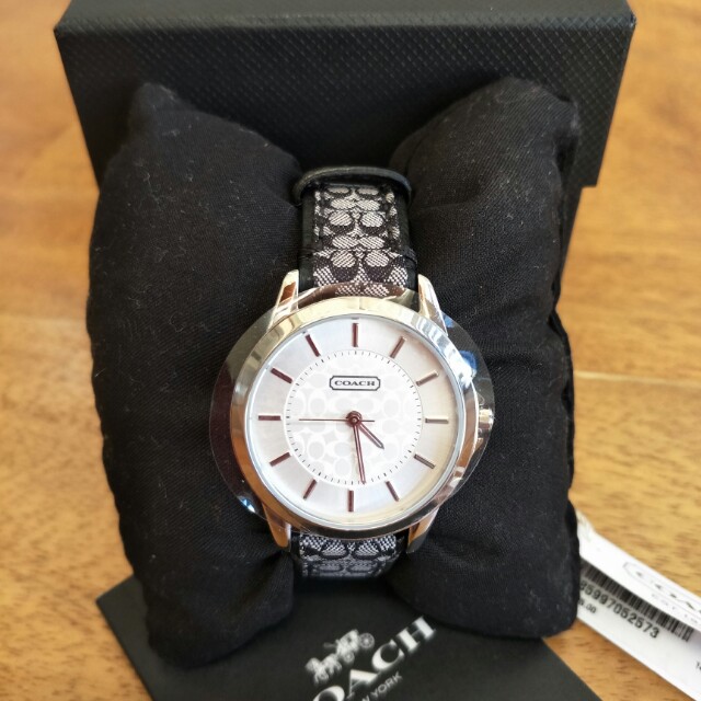 SALE! $195 Coach 14501524 Classic Signature Strap Watch, Women's ...