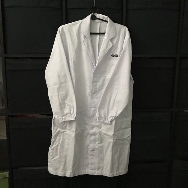 Singapore Polytechnic (SP) Lab Coat, Men's Fashion, Tops & Sets, Formal ...