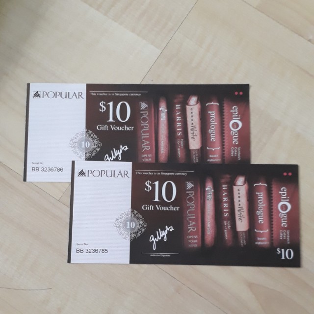 $20 popular voucher, Tickets & Vouchers, Vouchers on Carousell
