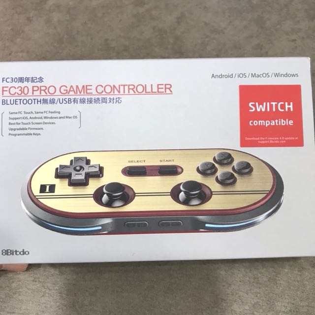 8bitdo FC30 Pro Gaming Controller (Switch), Video Gaming, Video Game ...