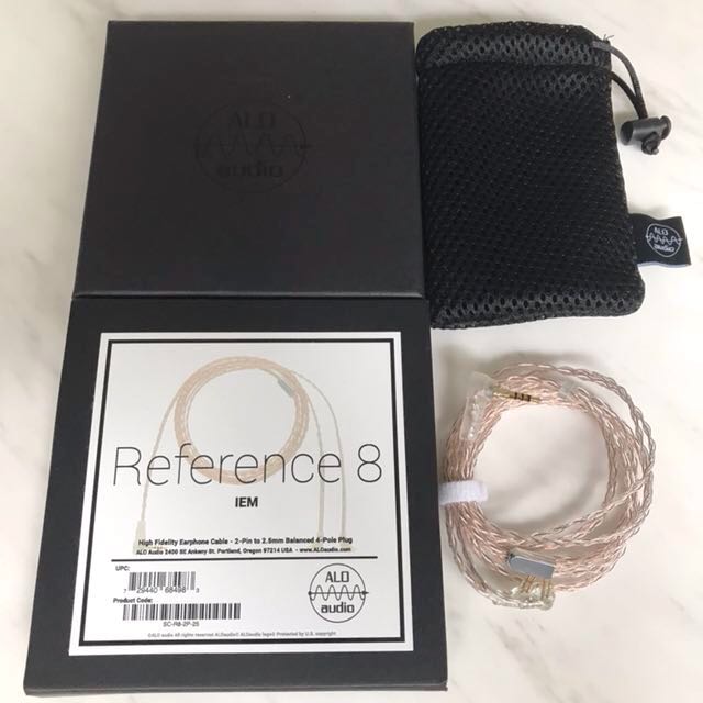 Alo Audio Reference 8 Ref 8 IEM cable, Audio, Other Audio Equipment on ...