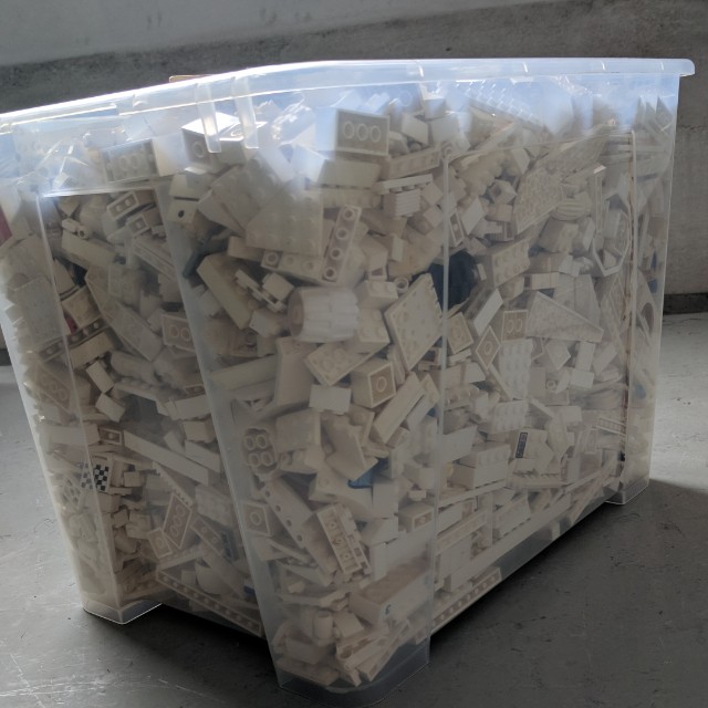Full box of Lego white modular star wars bricks, Hobbies & Toys, Toys ...