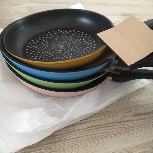 Korea Ecoramic diamond non-stick pan BRAND NEW QYOP, TV & Home ...