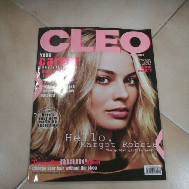 Margot Robbie Cleo magazine, Hobbies & Toys, Books & Magazines ...