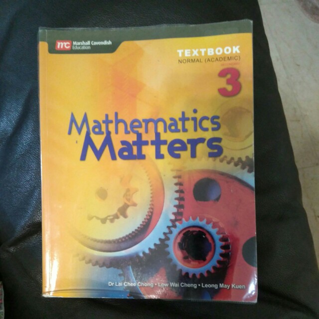 Mathematics Matters Textbook Normal Academic Secondary 3, Hobbies ...