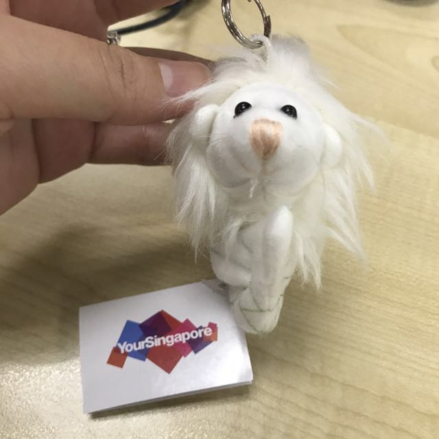 Merlion Soft Toy Key Chain, Hobbies & Toys, Toys & Games on Carousell