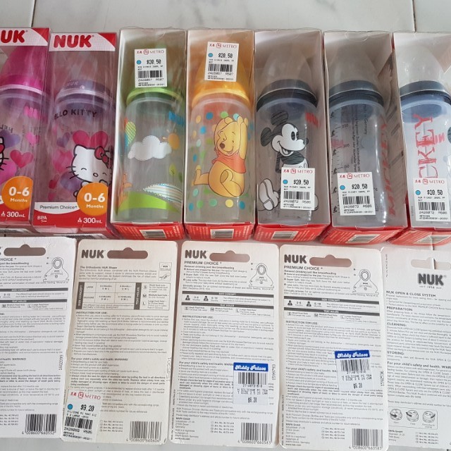NUK milk bottles and teats, Babies & Kids, Nursing & Feeding ...