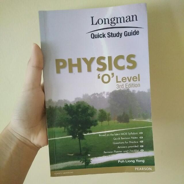 O'level Physics Quick Study Guide, Hobbies & Toys, Books & Magazines ...