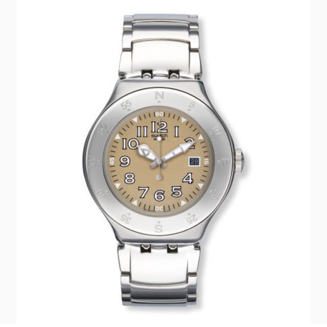 Swatch Bushman Restyled Metallic Watch - Glow in the Dark, Luxury ...