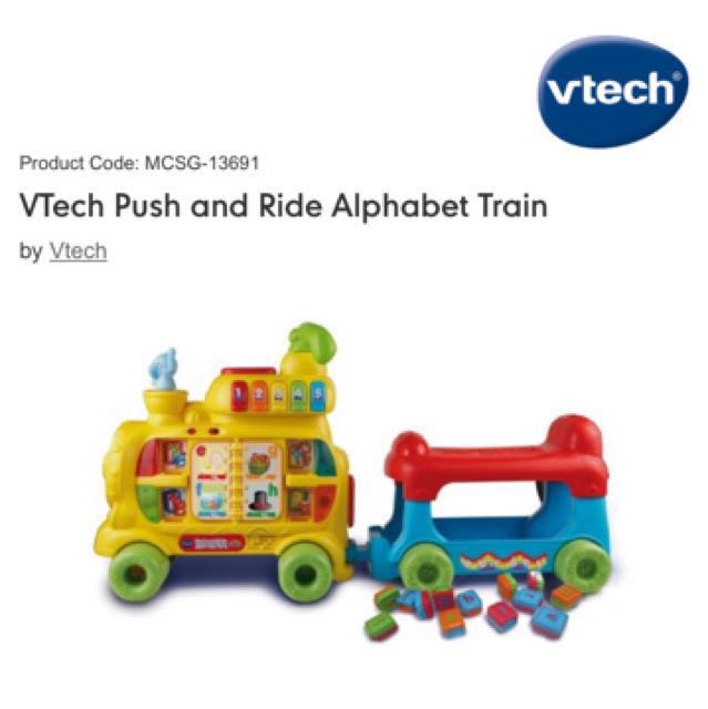 Vtech push and ride alphabet train, Babies & Kids, Infant Playtime on ...