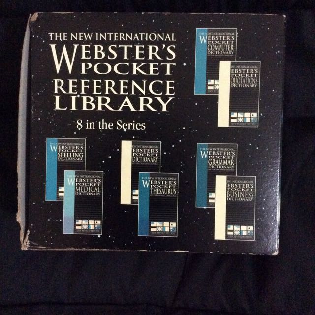Webster Pocket Reference Library, Hobbies & Toys, Books & Magazines ...