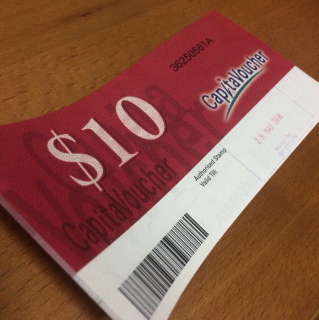 CapitaVoucher ($10 x 15 pcs), Tickets & Vouchers, Vouchers on Carousell