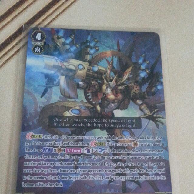 Cardfight Vanguard (Interdimensional Dragon,Warp Drive Dragon), Hobbies ...