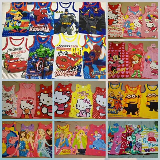 Characters sando for kids bundle, Babies & Kids, Babies & Kids Fashion ...