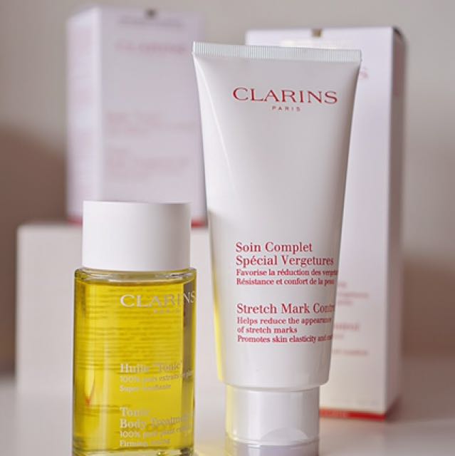Clarin Stretch Mark Control Set, Beauty & Personal Care, Bath & Body ...