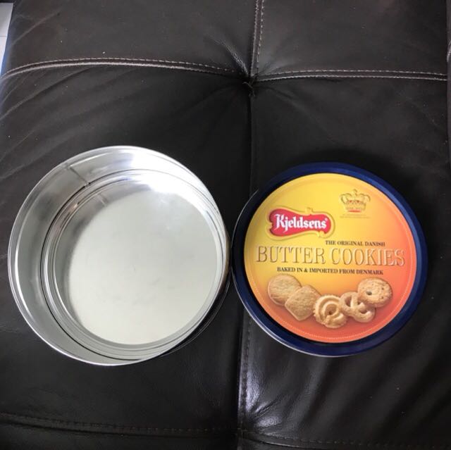 Empty Butter Cookies Tin, Everything Else on Carousell