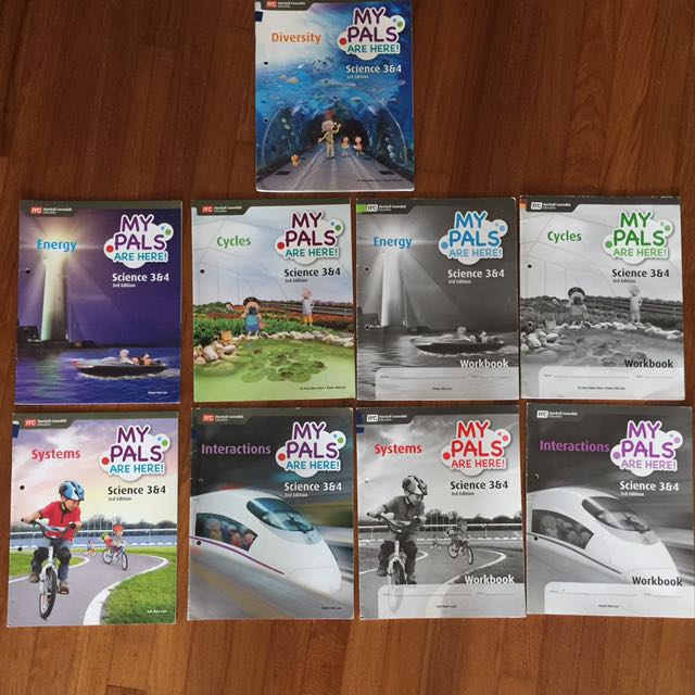 My Pals Are Here P3&4 Science (all 5 textbooks) + 5 workbook with ...
