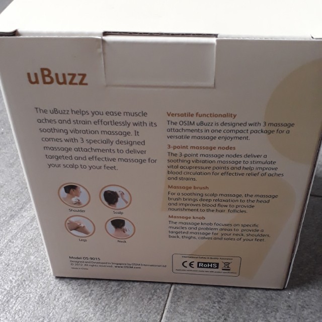 OSIM uBuzz, Health & Nutrition, Massage Devices on Carousell