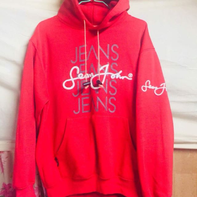 Repriced! SEAN JOHN red hooded jacket, Men's Fashion, Coats, Jackets ...