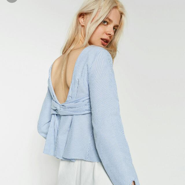 Zara Low Back Top (Never Wore Before), Women's Fashion, Tops, Other ...