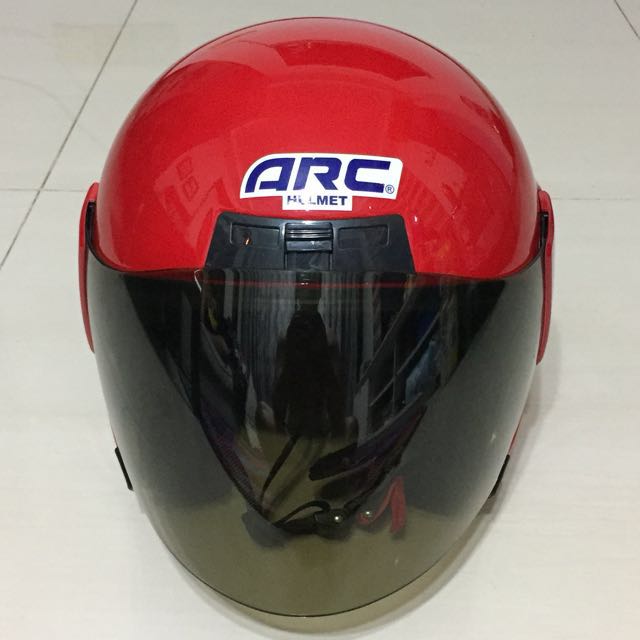 Arc Astro Helmet (With tinted visor), Motorcycles, Motorcycle Apparel ...