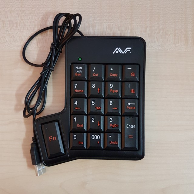 AVF Numeric Keypad (Mac/Win), Computers & Tech, Parts & Accessories ...
