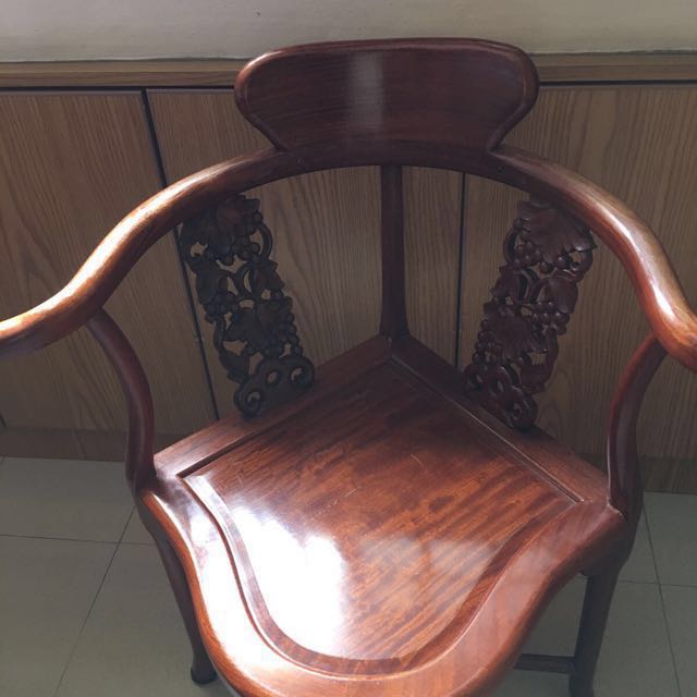 Custom made mahjong table with chairs, Furniture & Home Living ...