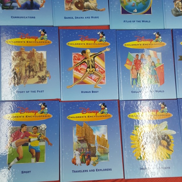 Disney Children's Encyclopedia by Grolier complete Set of 24 books ...